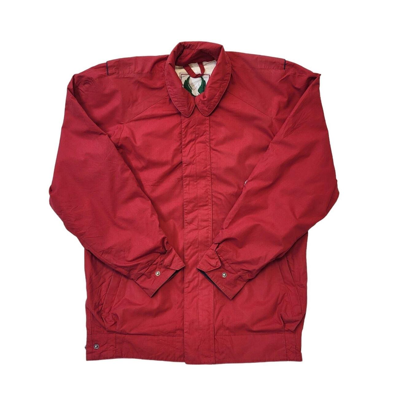 Belstaff Jacket Belstaff Red Lightweight Vintage... | Depop