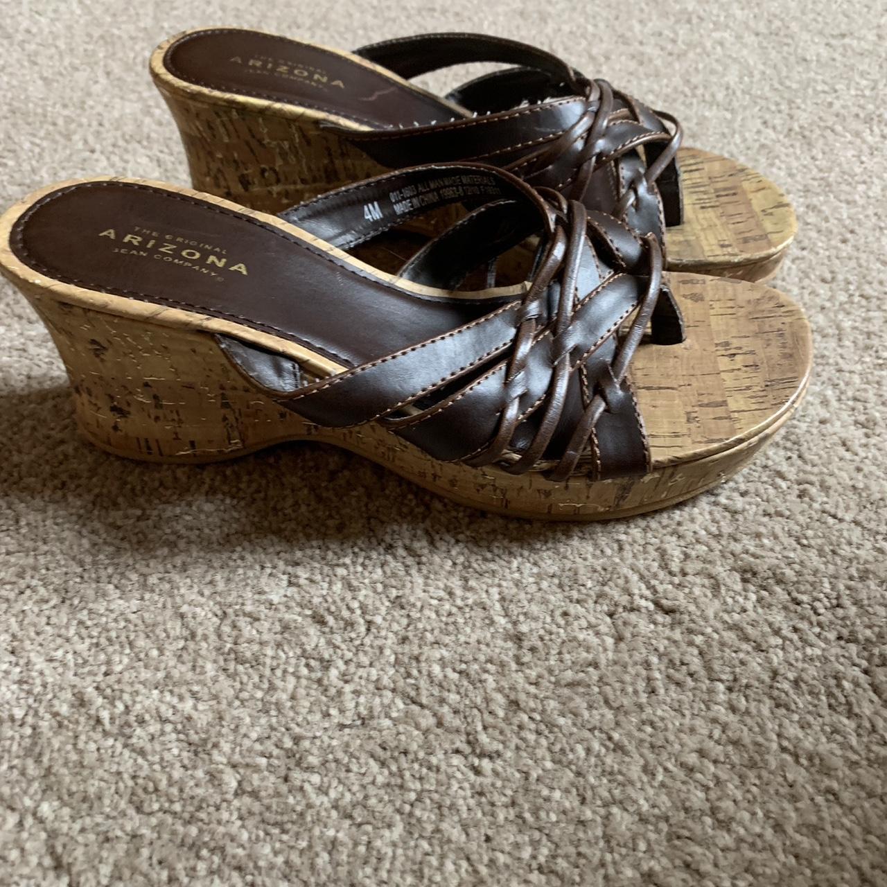 super cute cottage core fairy wedge heeled... - Depop