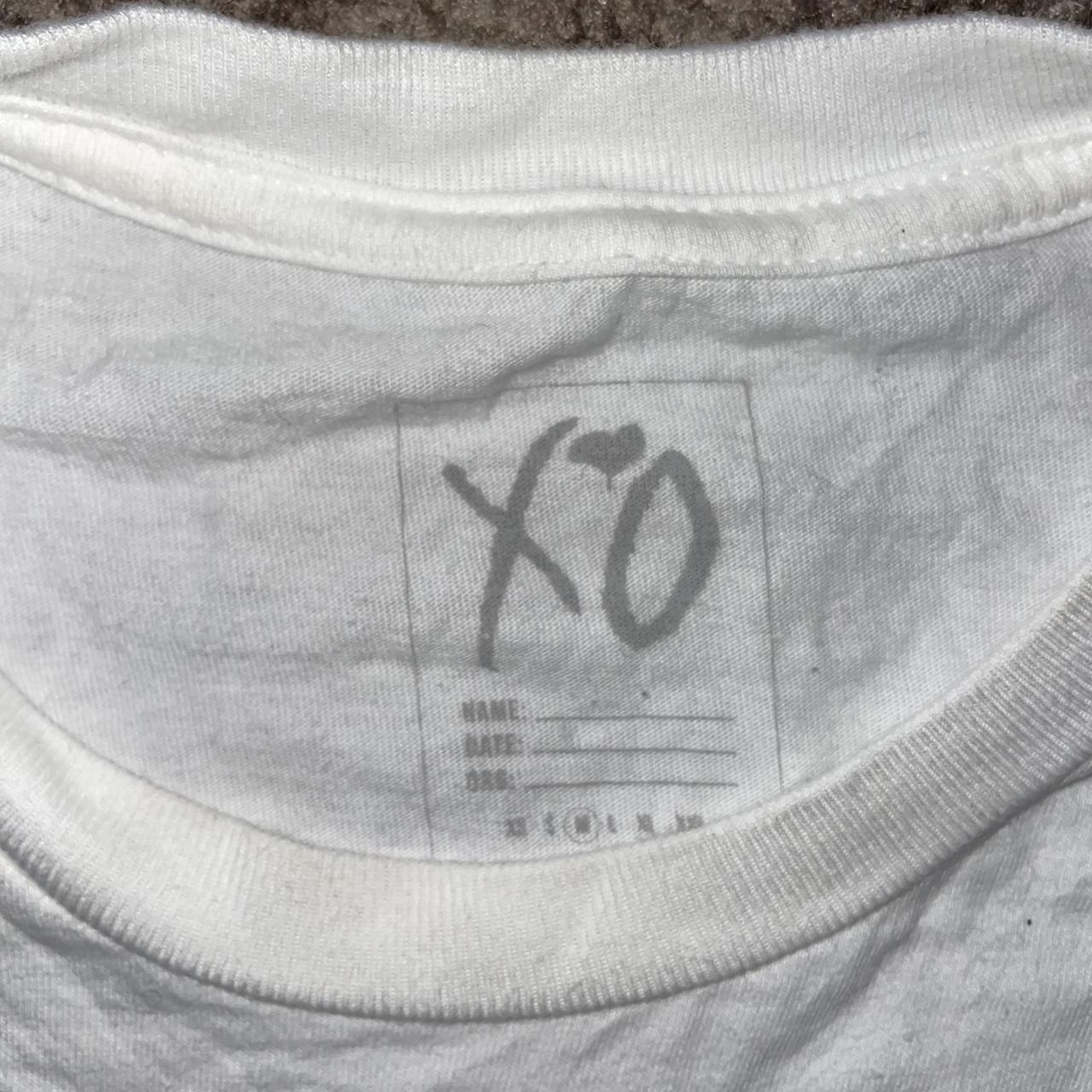 THE WEEKND XO SHIRT SIZE MEDIUM - Depop