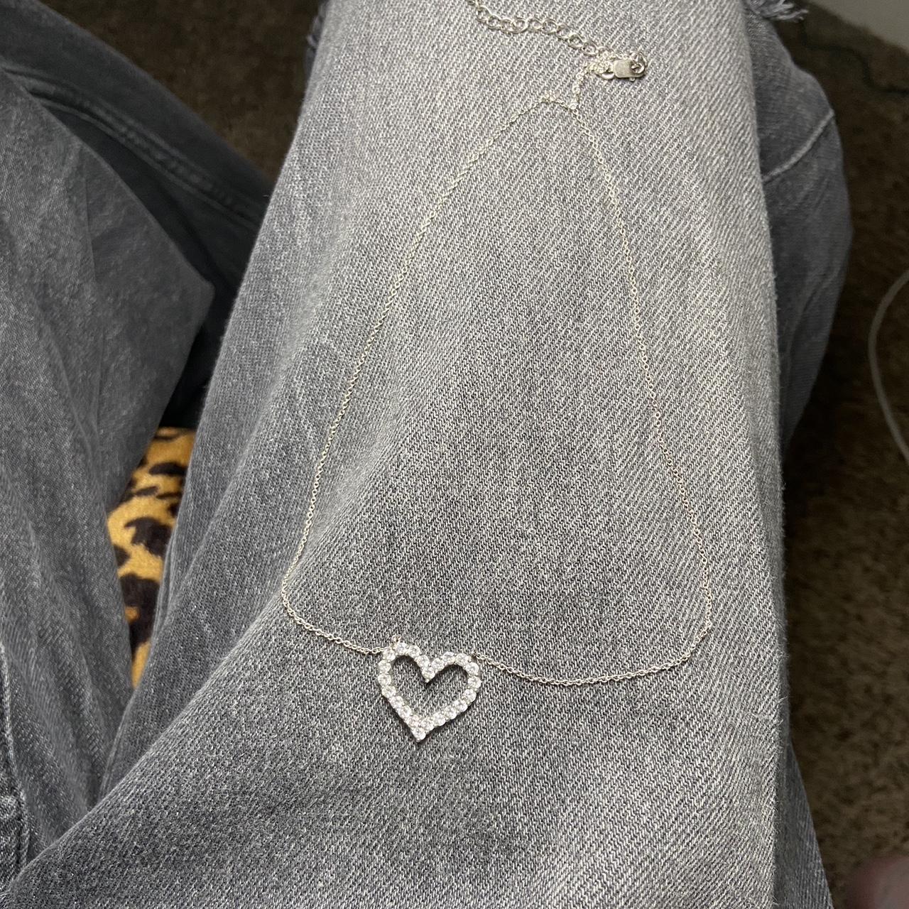 super cute pandora heart necklace! just not my style... - Depop