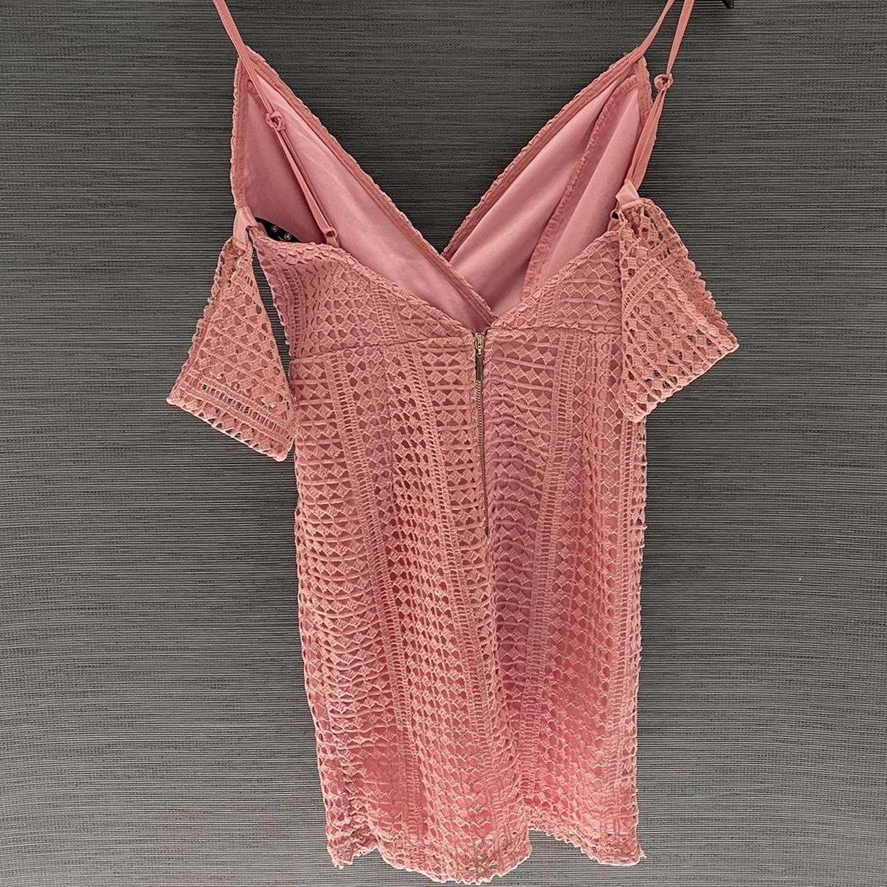 Missguided pink off the shoulder dress. Never been... - Depop