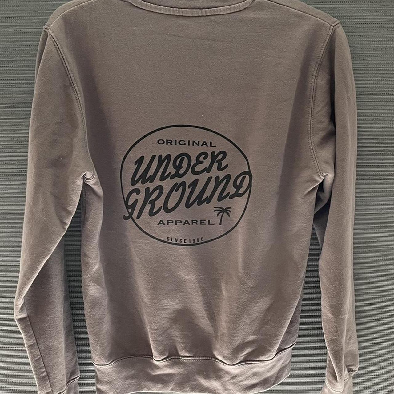 Underground grey skater jumper: size XS. Worn a few... - Depop