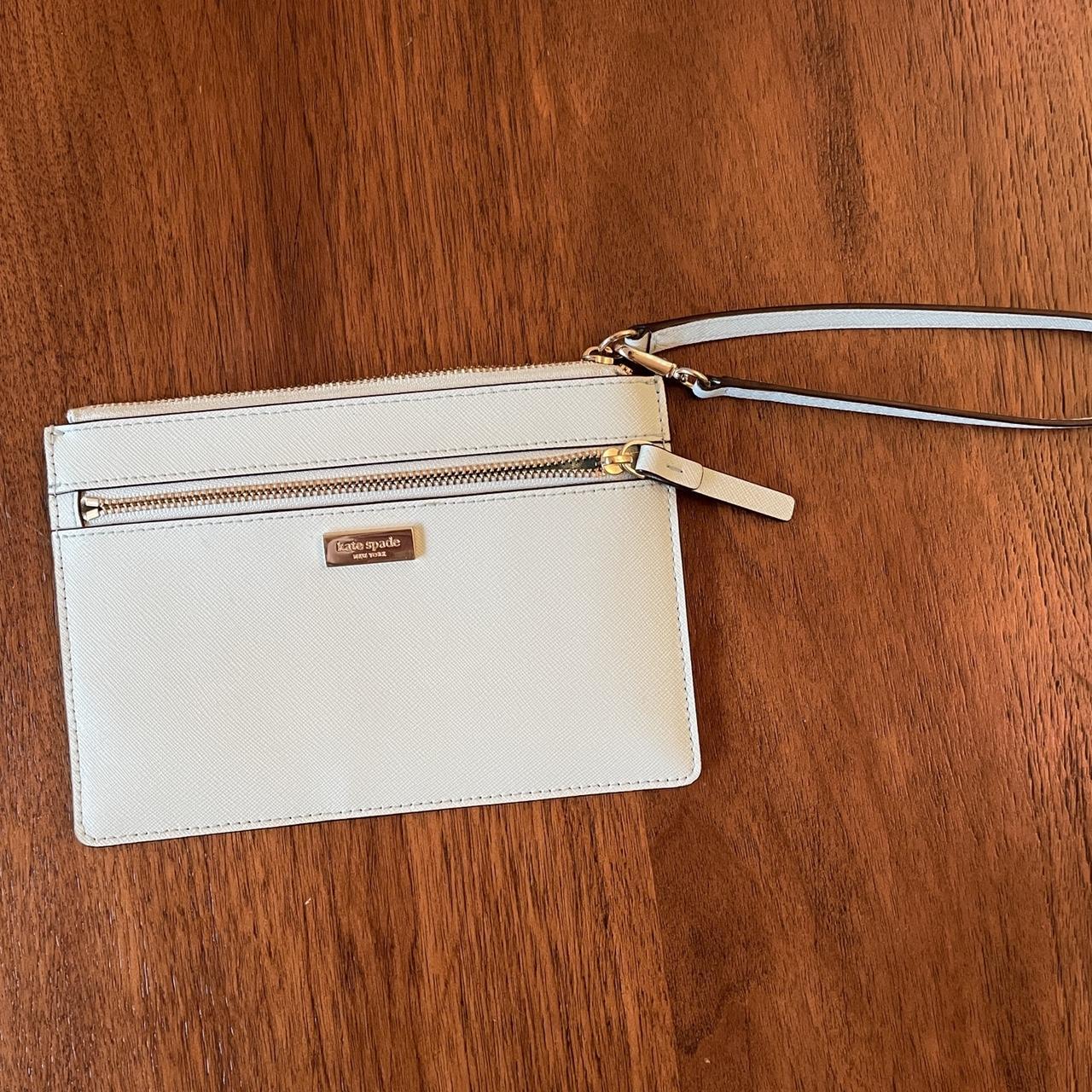 Kate Spade baby blue mini purse/wallet. #katespade... - Depop