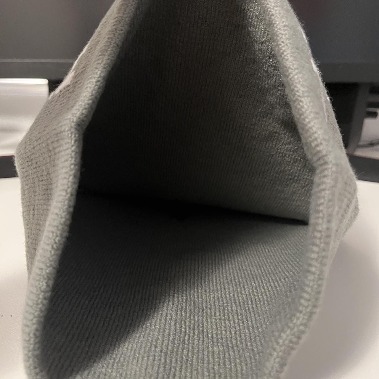 Hellstar beanie hat in grey and white, just the... | Depop