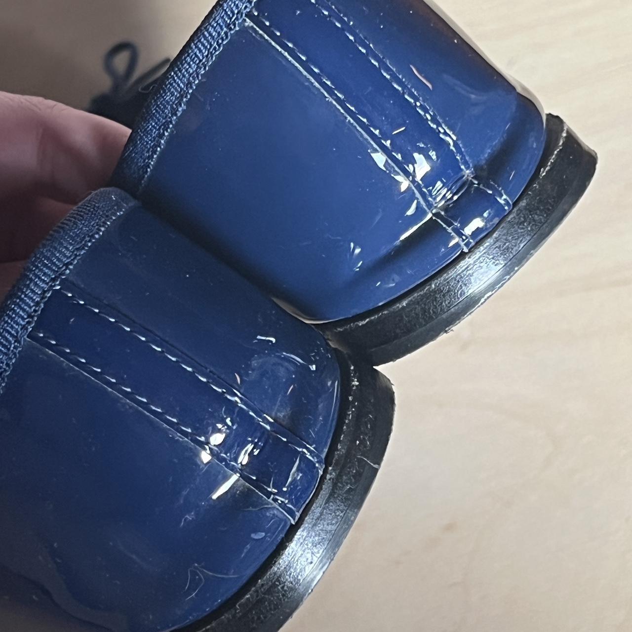 Repetto ballet flats in navy patent leather size 41.... - Depop