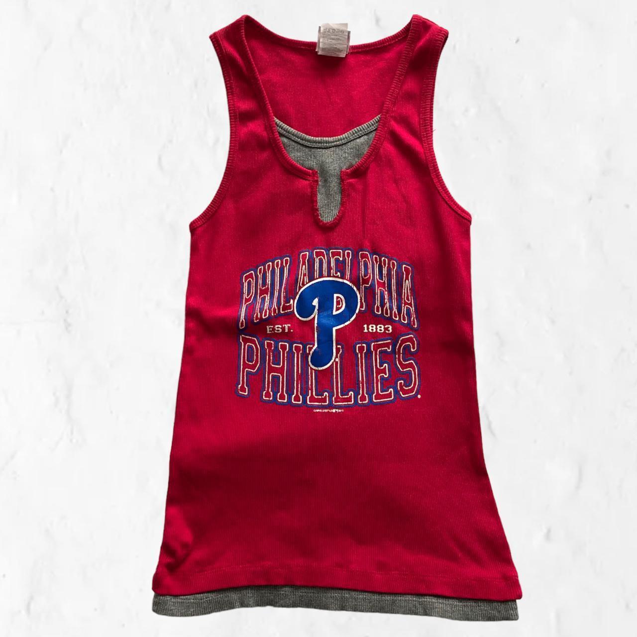 Red ribbed sporty tank top 🦋£3 tracked... - Depop