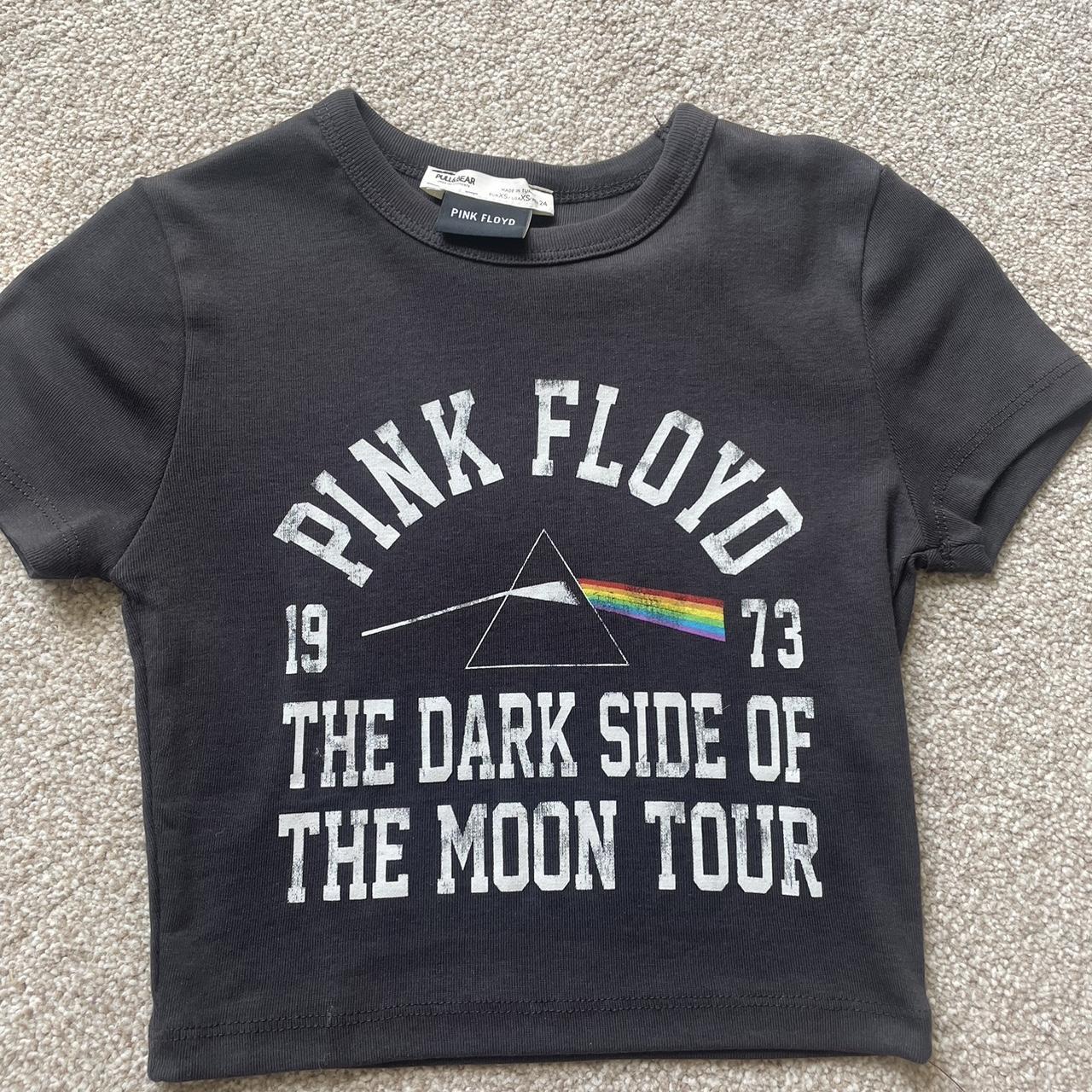 Pull and Bear Pink Floyd baby tee never worn!!! - Depop