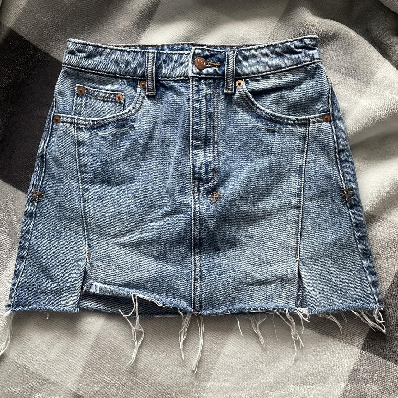 🍥 ksubi model mini lifetime panel skirt • size... | Depop