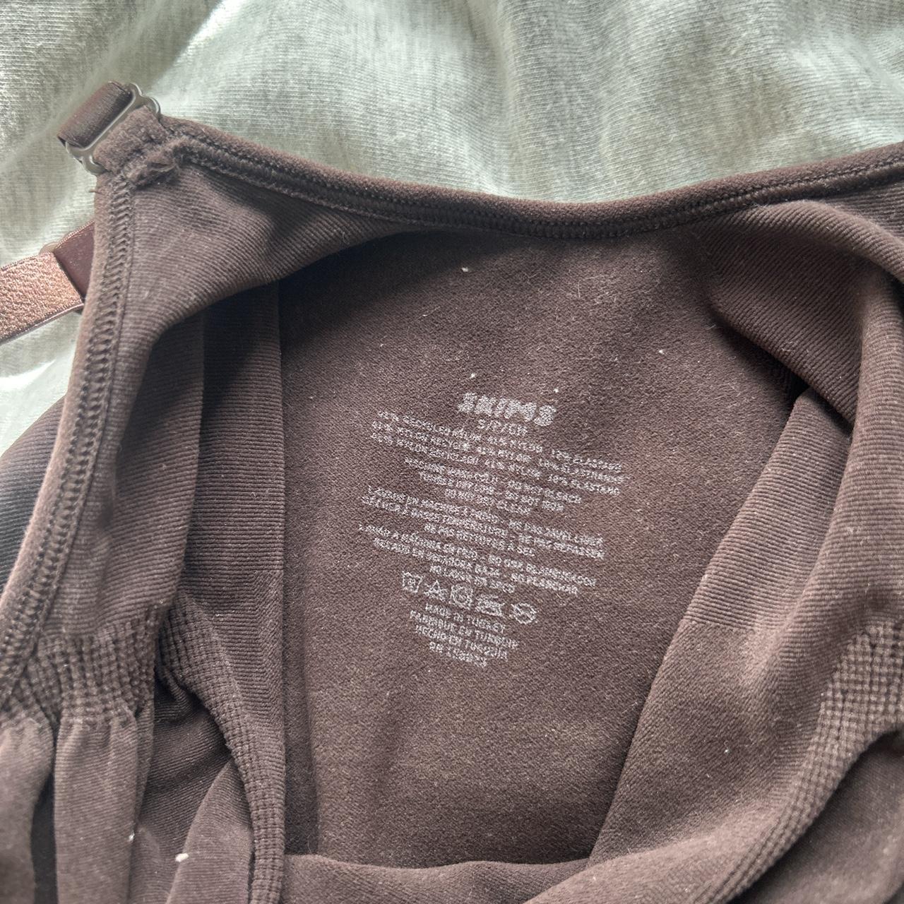 Skims thong bodysuit Espresso brown Size... - Depop