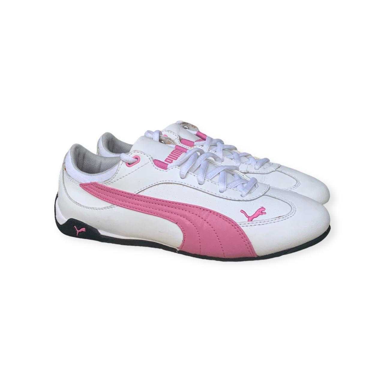 Vintage Puma Trainers , Size UK 4 EU 37 . Worn once... - Depop