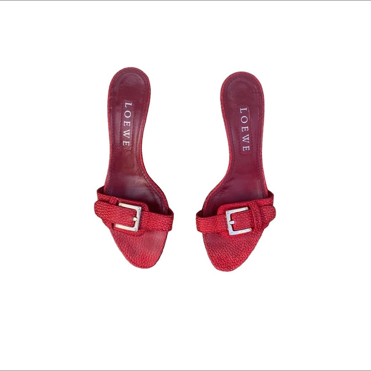 Authentic Loewe Heels , Size 37 . Worn sparingly,... - Depop