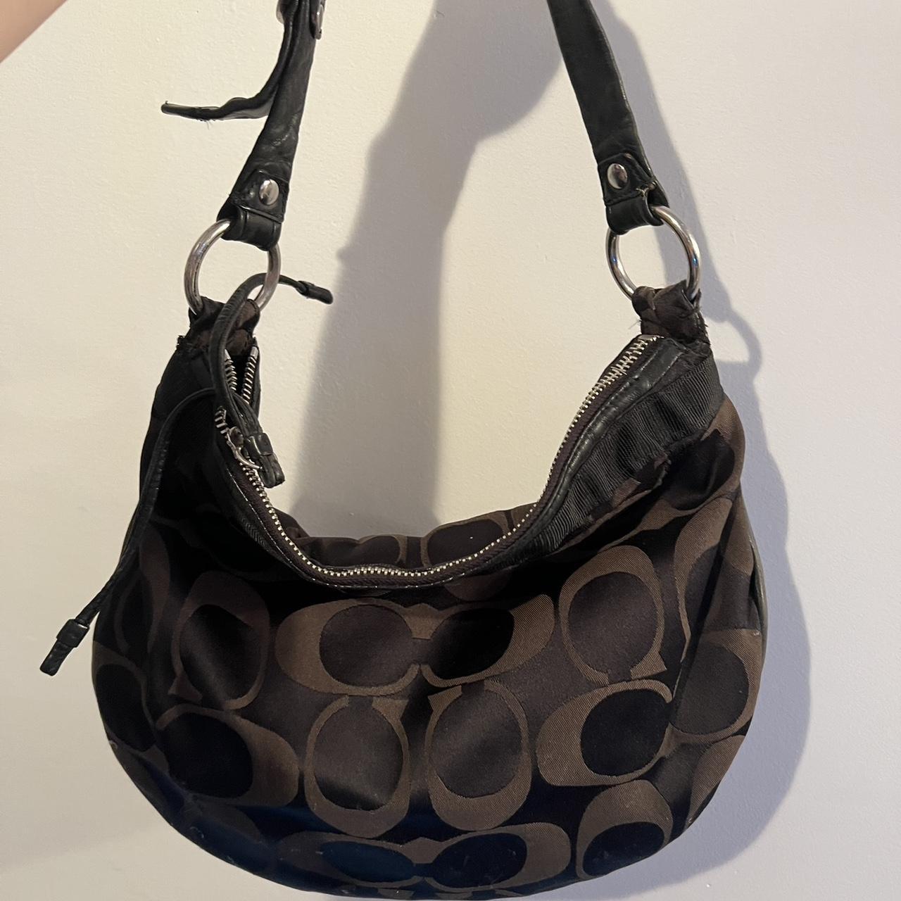 Large vintage Coach shoulder bag. #y2k #coach... - Depop