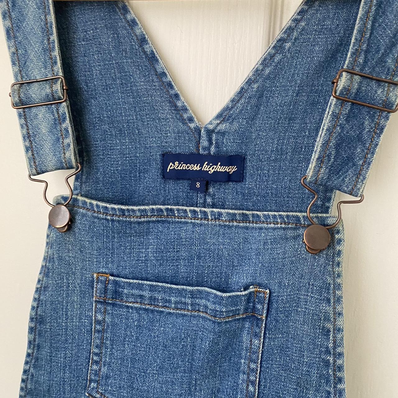 Princess highway blue denim overalls with adjustable... - Depop