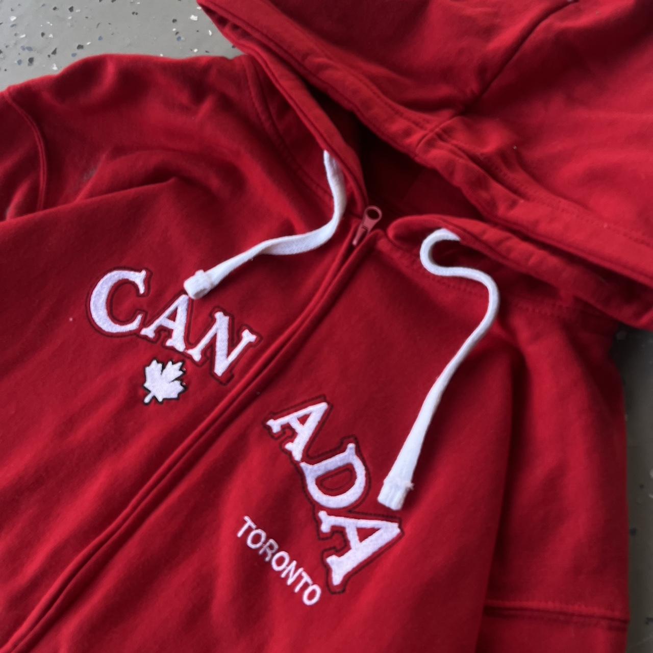 Canada Hoodie Streetwear Canada Zipup Skater Style Depop