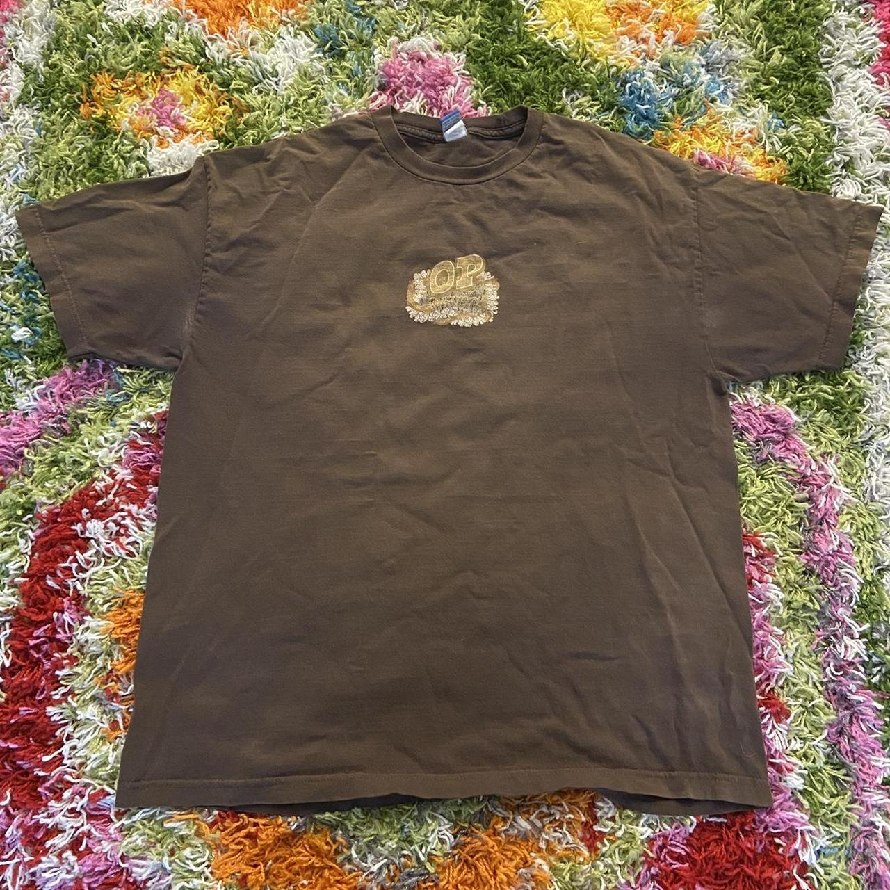 American Vintage Men's Brown T-shirt | Depop