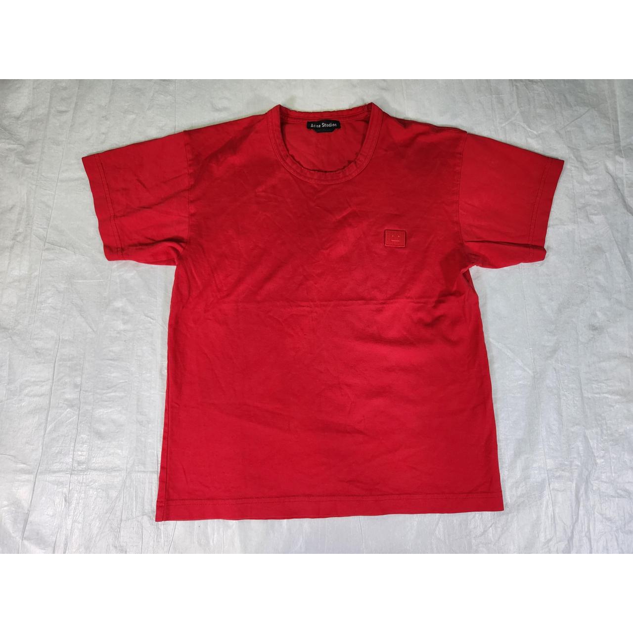 acne studios nash face shirt red xxs #acne #nash... | Depop