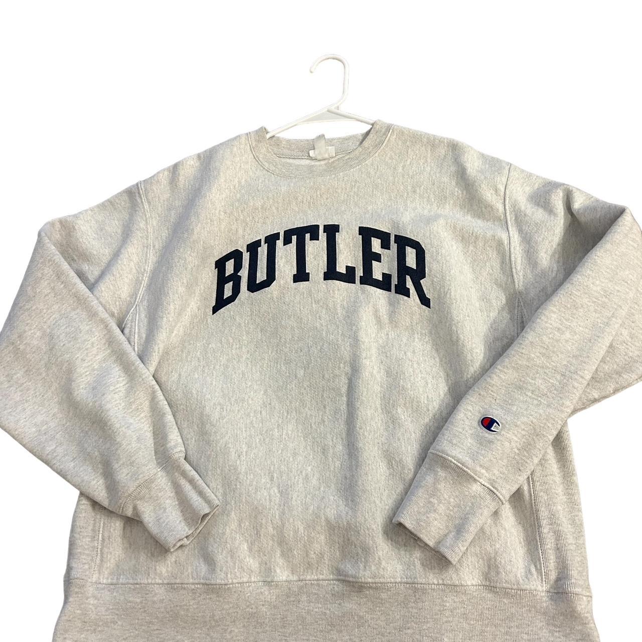 Butler large reverse weave champion crewneck sweatshirt - Depop