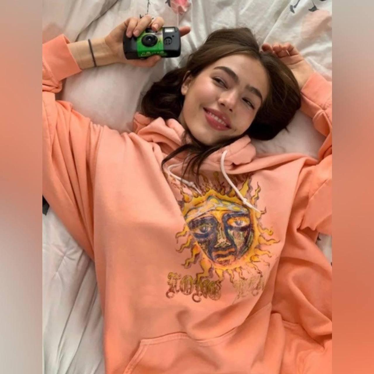 Sublime orange hoodie size L/XL from urban... - Depop