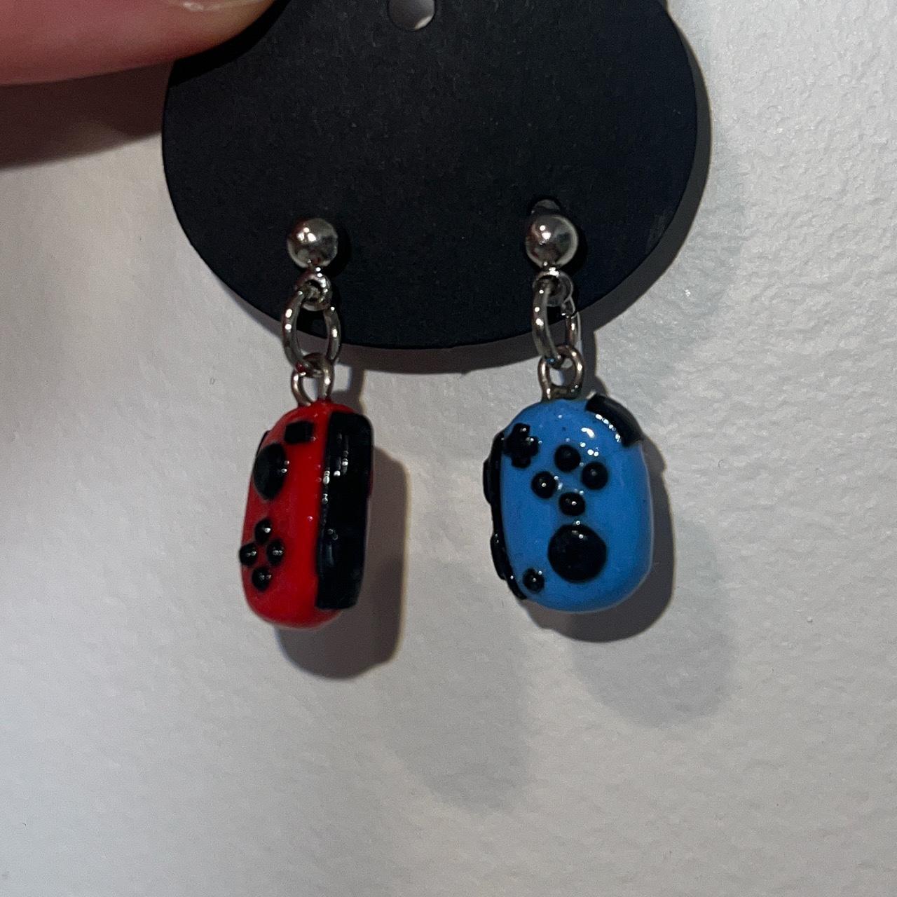 Nintendo switch clay dangle earrings From from... - Depop