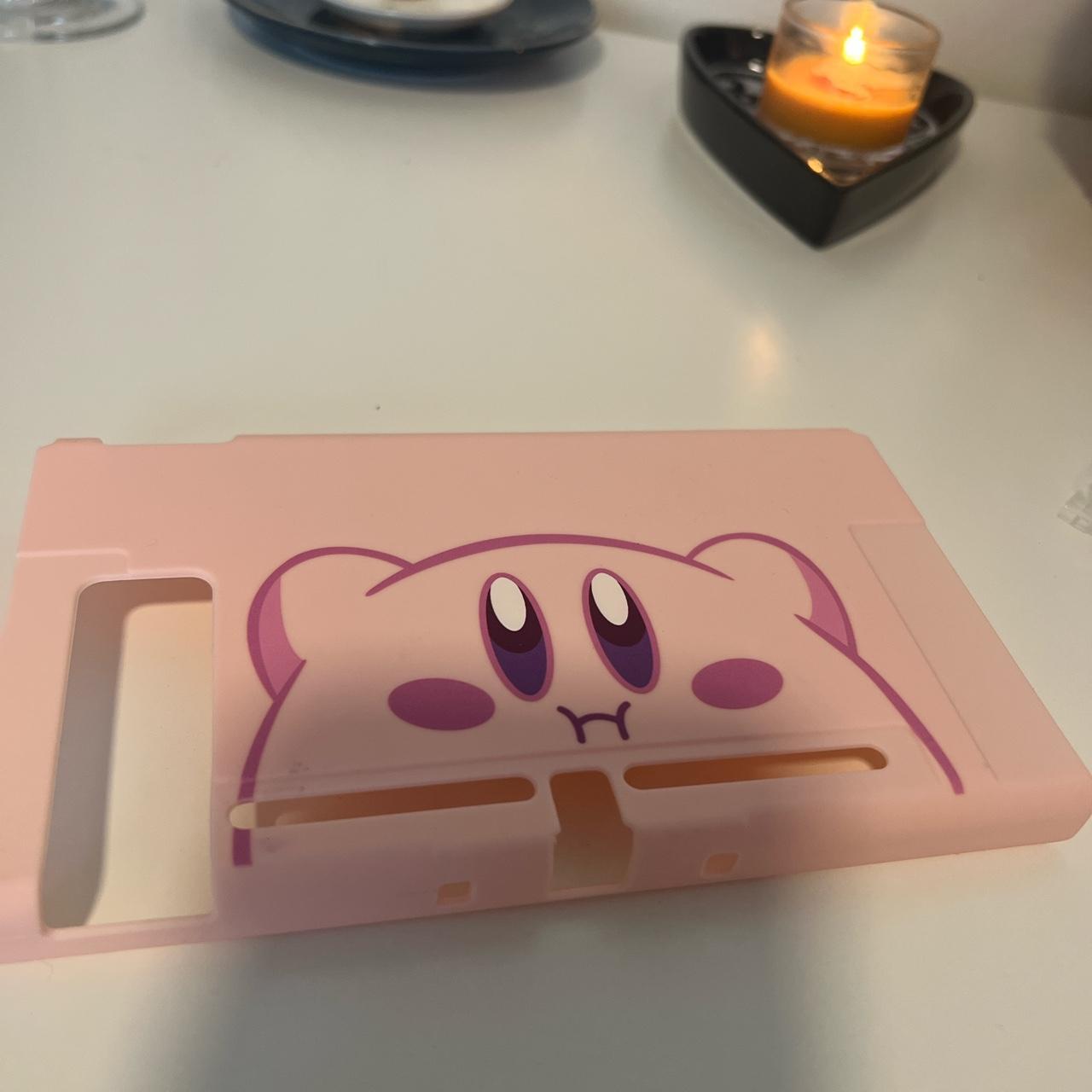 Kirby pink switch case Fits the original switch... - Depop
