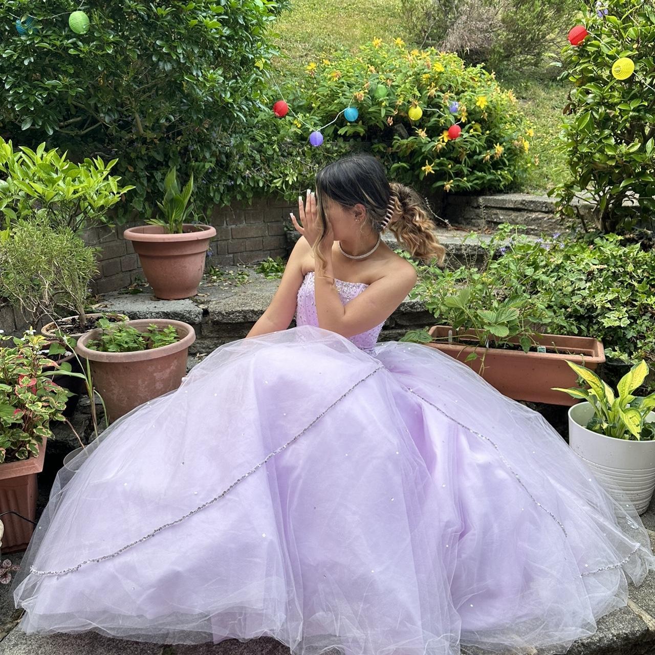 the most gorg prom dress!! perfect condition corset... - Depop