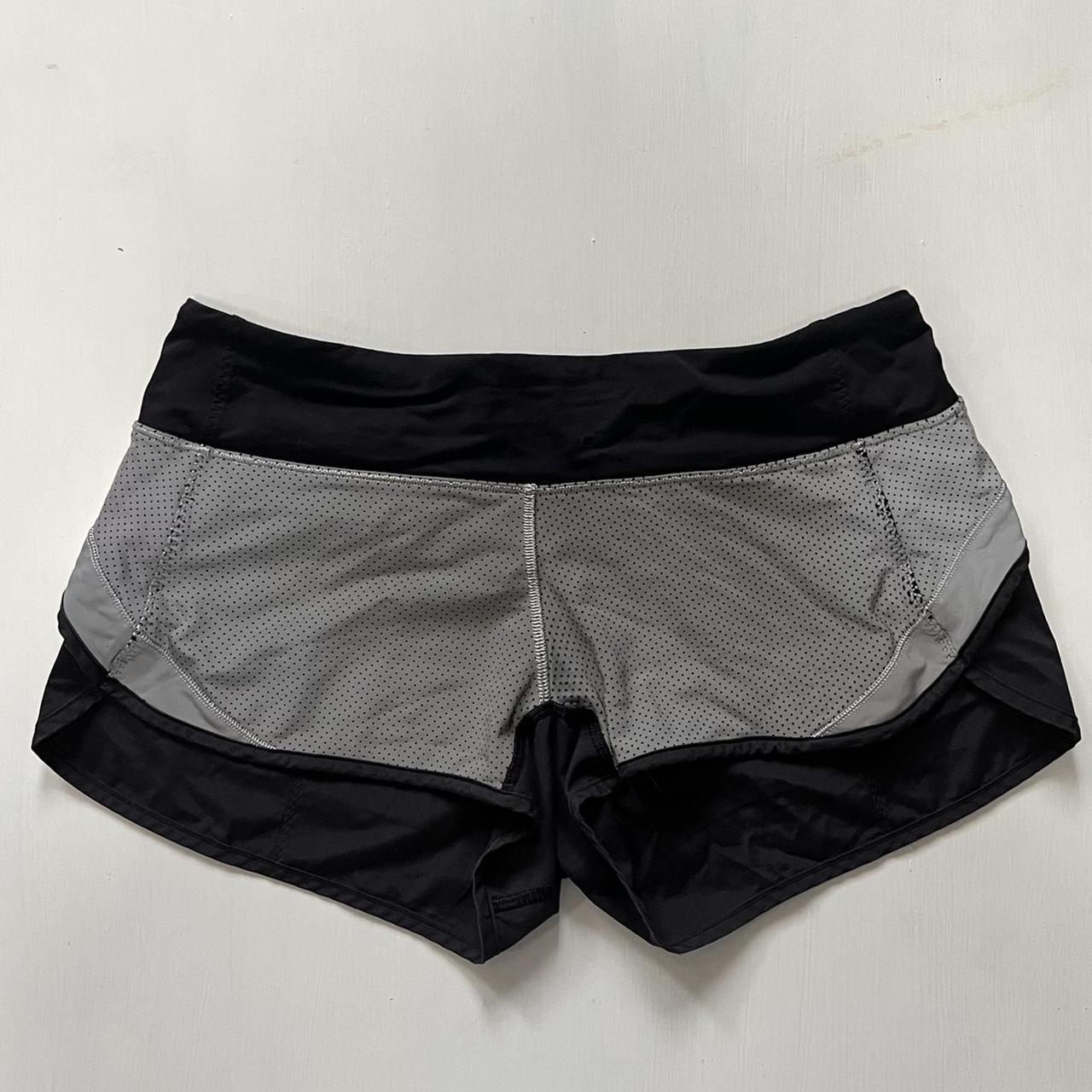 lululemon speed up shorts size 6 no noticeable... - Depop