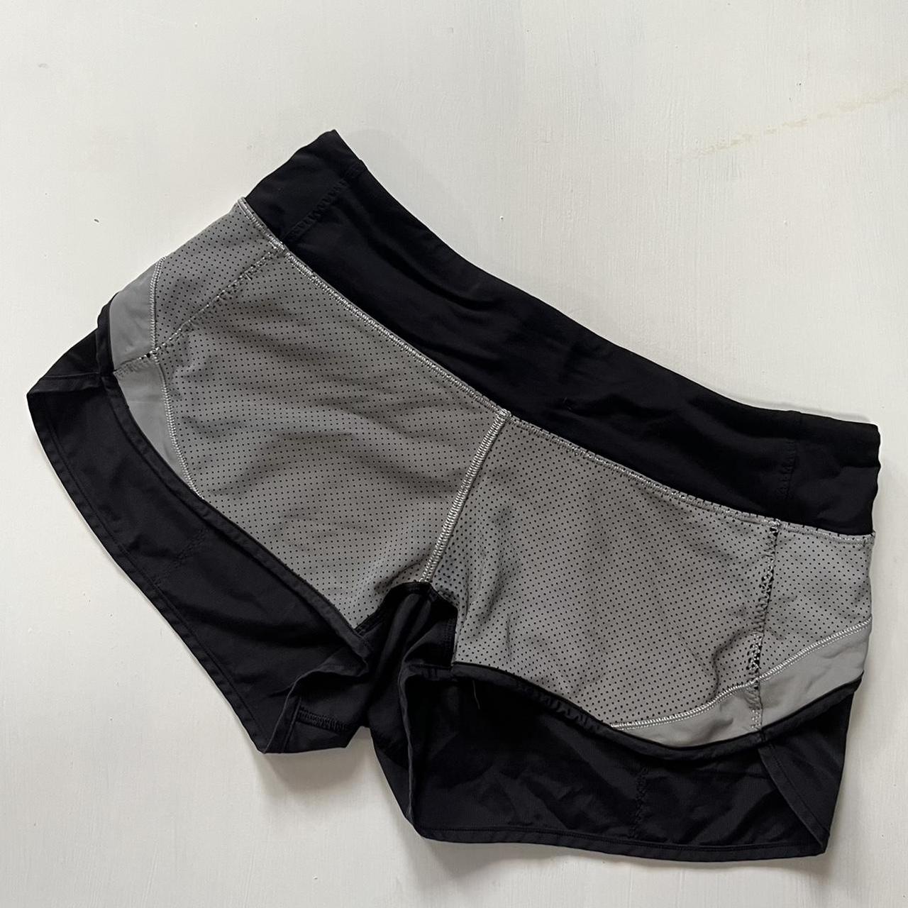 lululemon speed up shorts size 6 no noticeable... - Depop