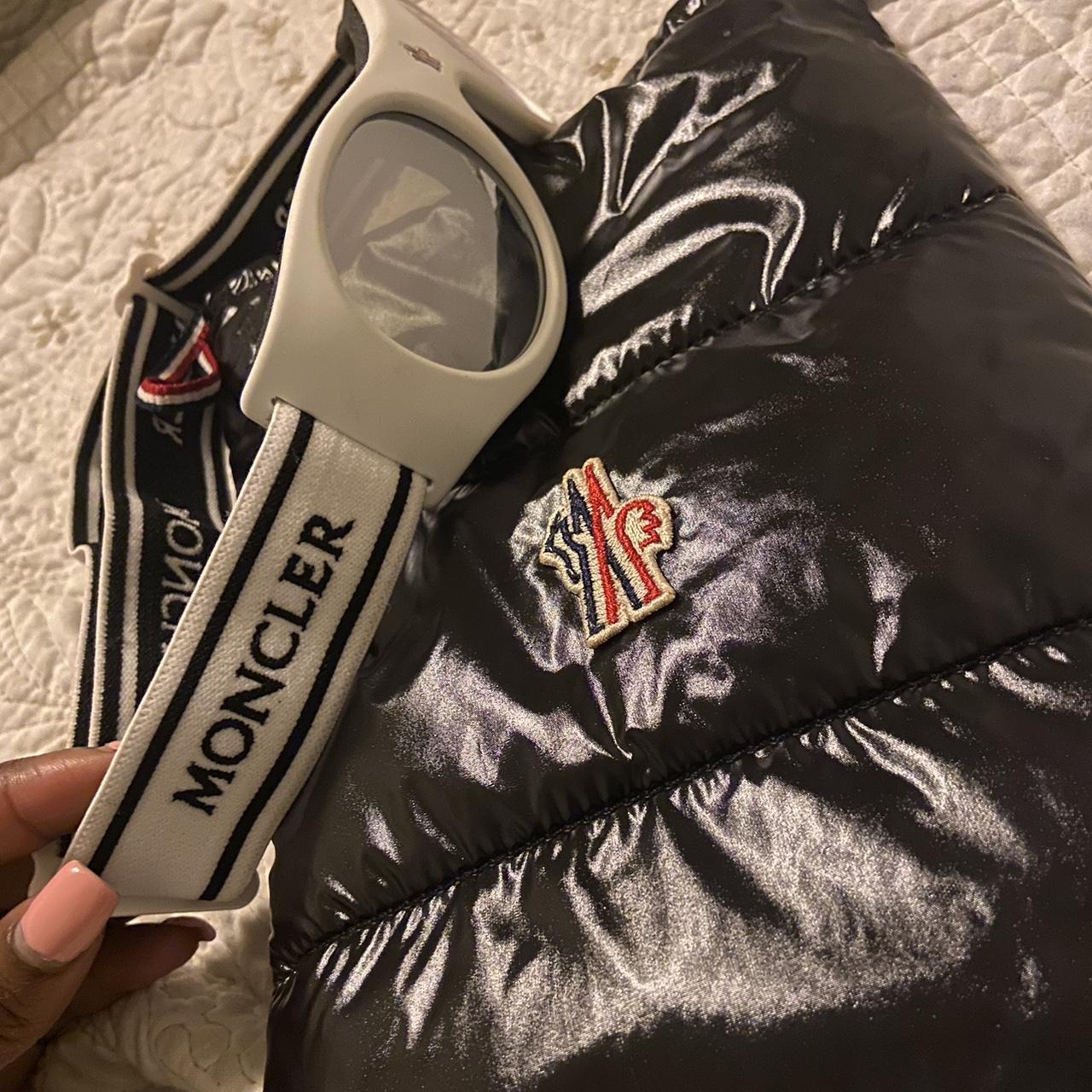 * AUTHENTIC * Moncler Goggles WORN ONCE lil minor... - Depop