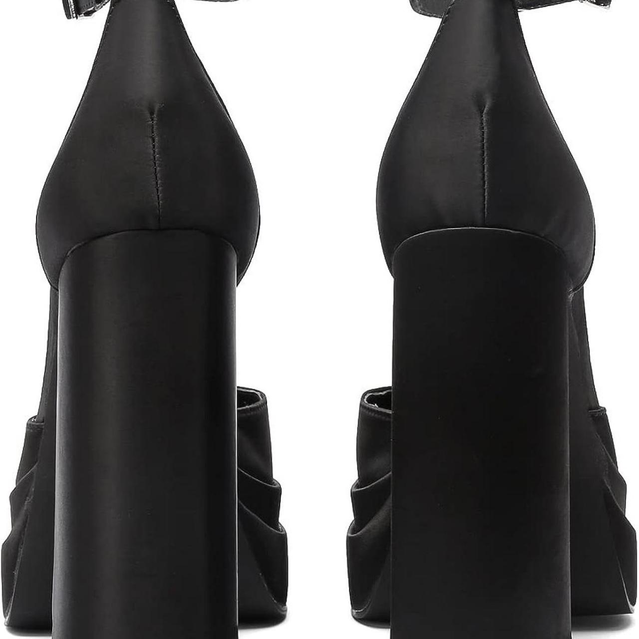 Versace-esq platform heels. 5 inch platform heel... | Depop