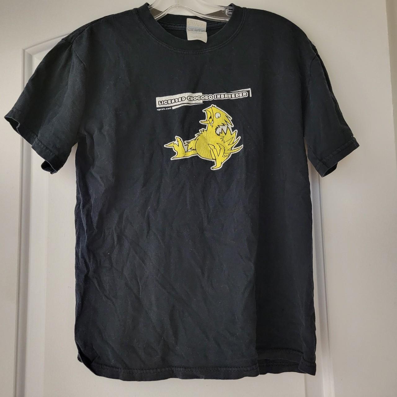 VGCATS "LICENSED CHOCOBO INBREEDER" T-SHIRT - Unisex... - Depop