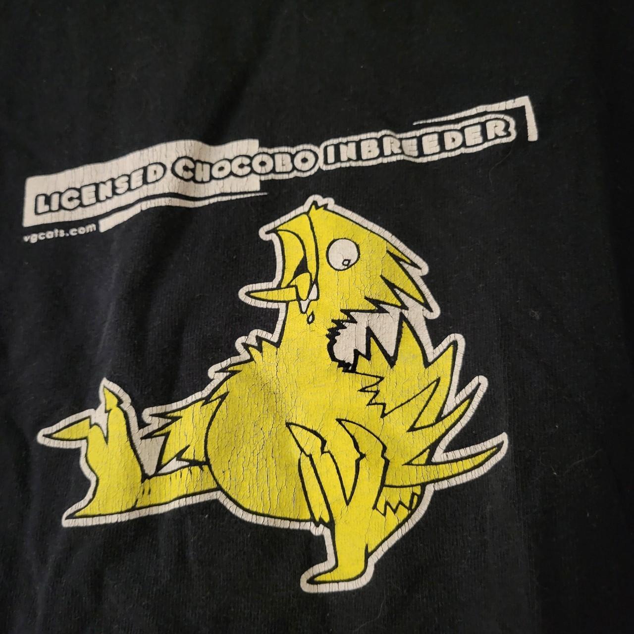 VGCATS "LICENSED CHOCOBO INBREEDER" T-SHIRT - Unisex... - Depop