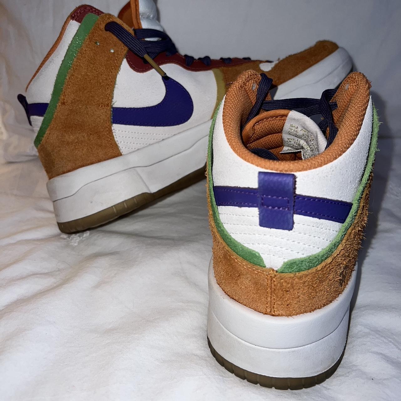 Nike Dunk high up premium sneakers in sail and... - Depop