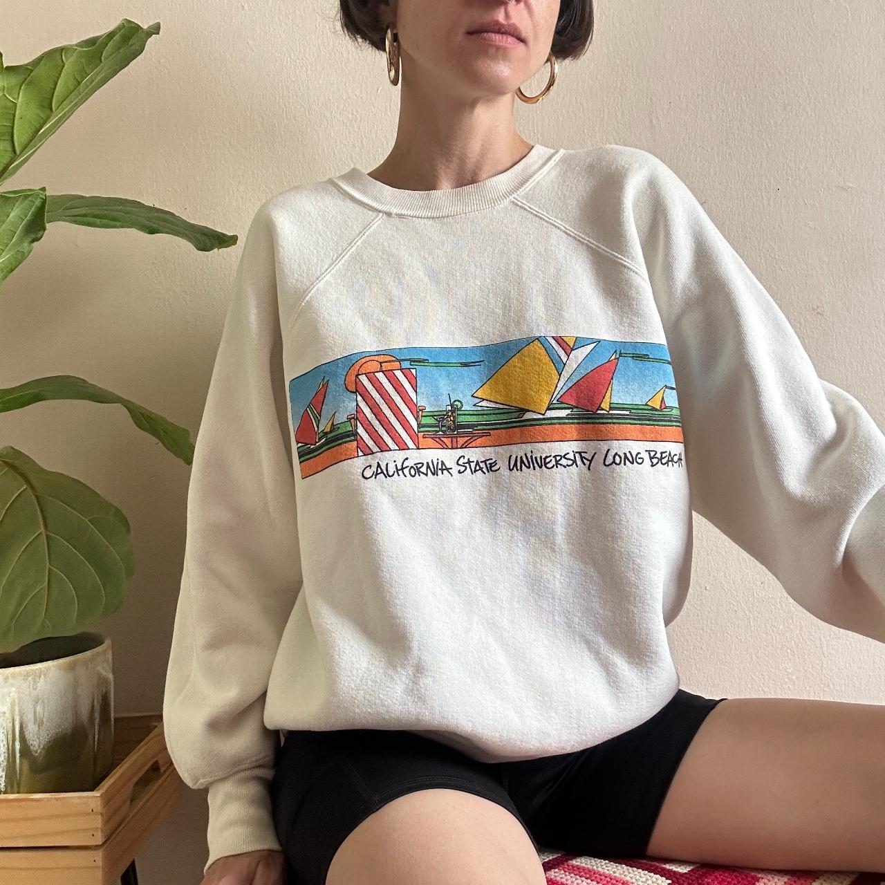 Cal State Long Beach Sweatshirt- Nice vintage... - Depop