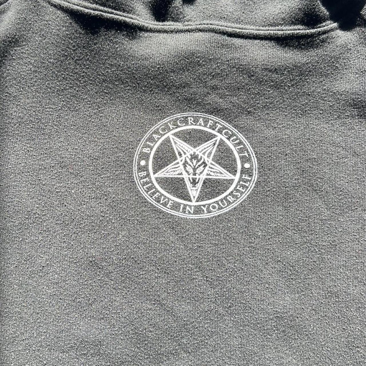 Blackcraft Cult cropped “Never trust the living”... - Depop