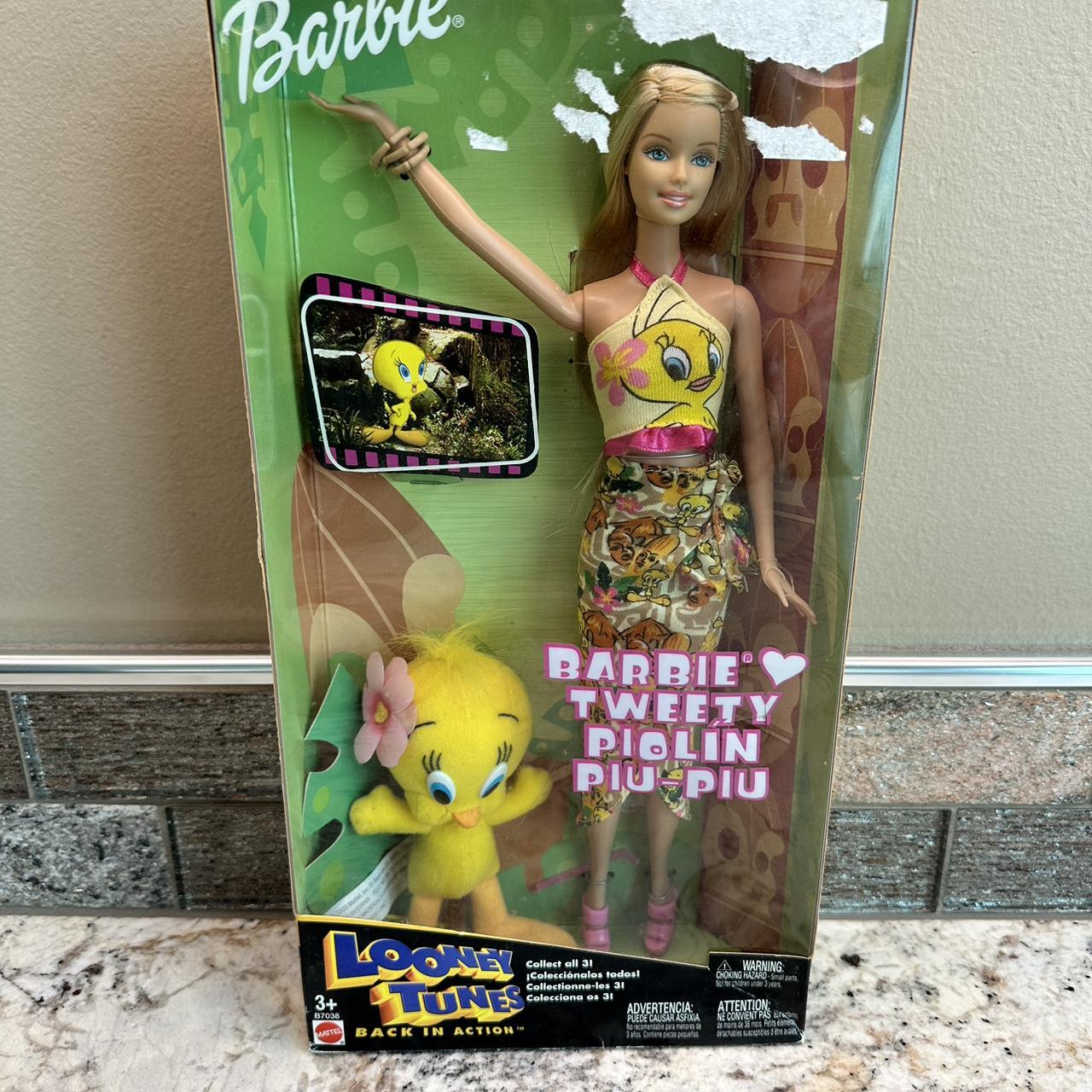 Barbie Tweety Bird Looney Tunes Back in Action Doll... - Depop