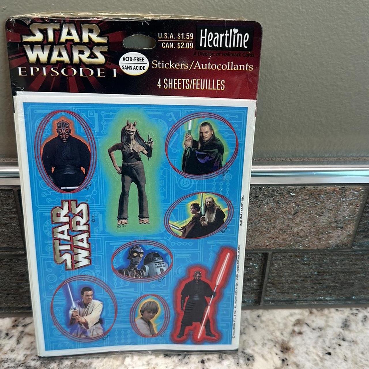 Vintage Star Wars Episode 1 Hallmark Heartline... - Depop
