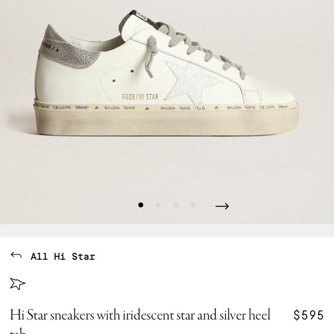 GGDB golden goose Hi Star sneakers with iridescent... - Depop