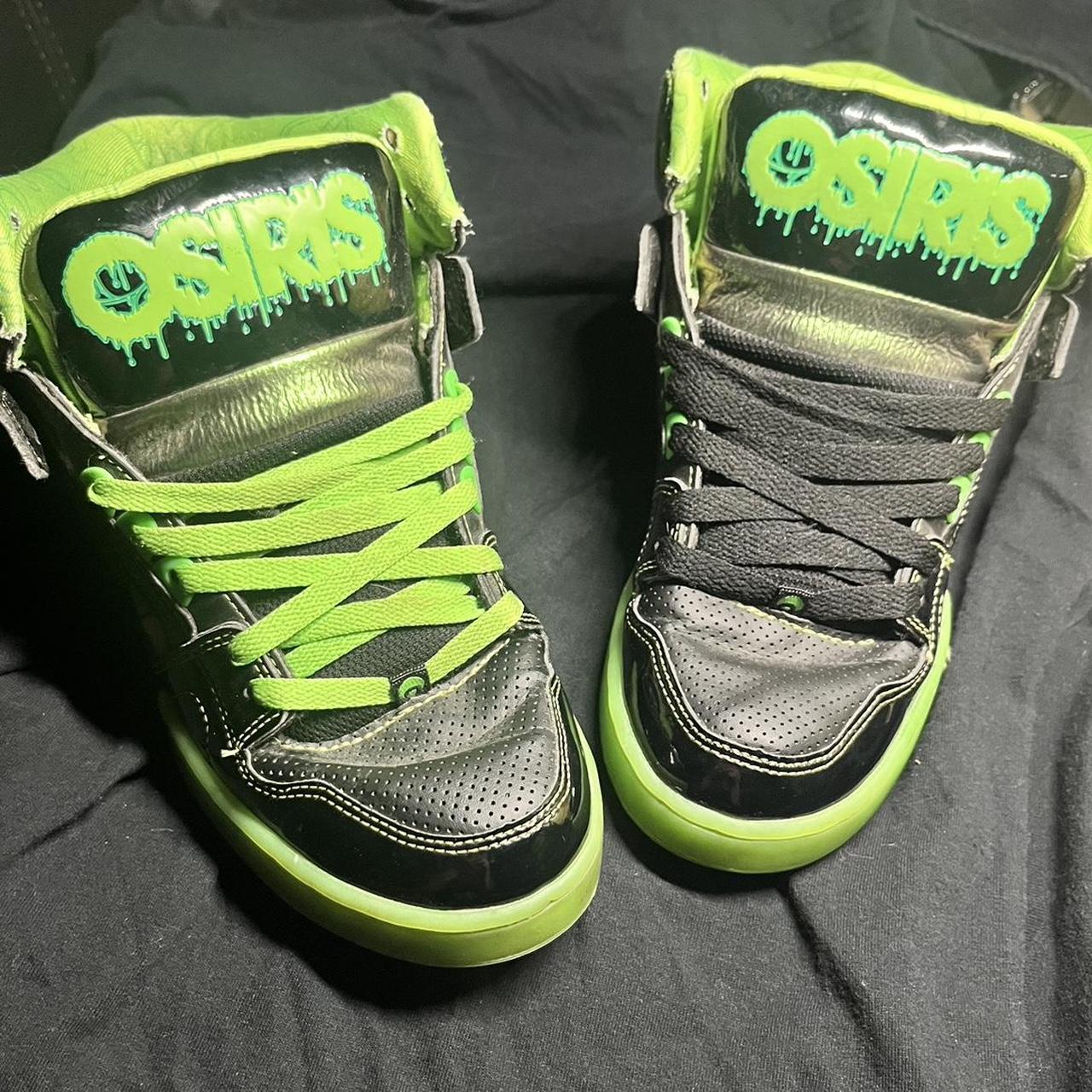 Osiris Slime shoes used 2 or 3x (size 8 men’s, 10... - Depop