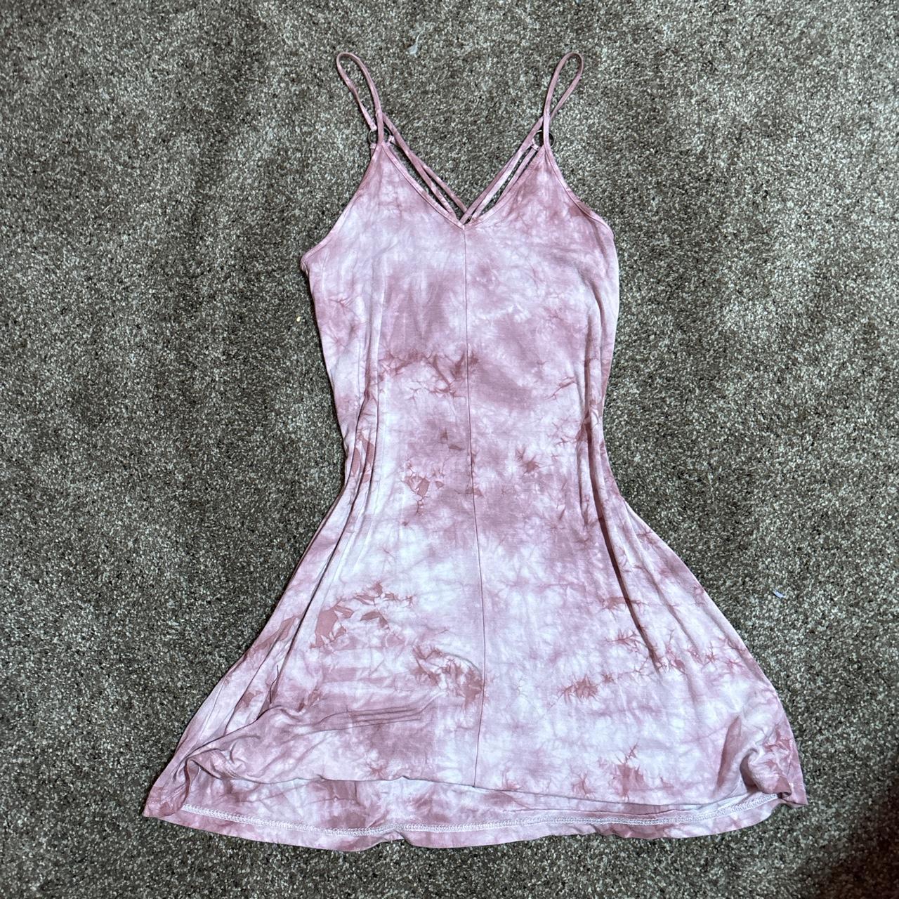 american eagle tie dye summer dress -size xxs -brand... - Depop
