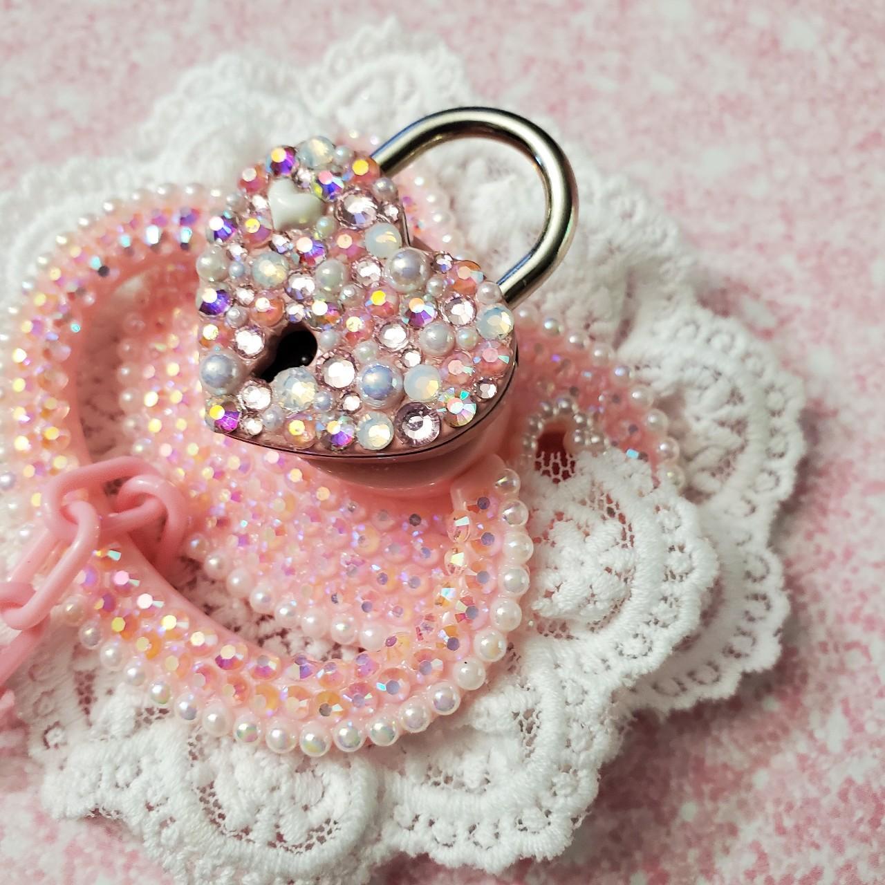 Lock and lace adult pacifier 💗 full deco 💗 full... - Depop