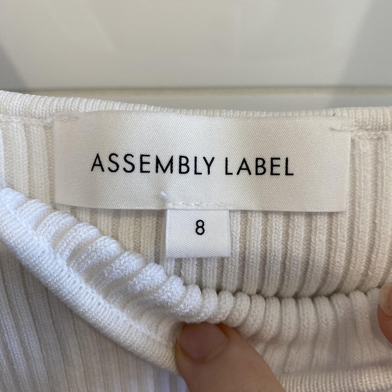 ASSEMBLY LABEL Adrianna square neck top in white,... - Depop