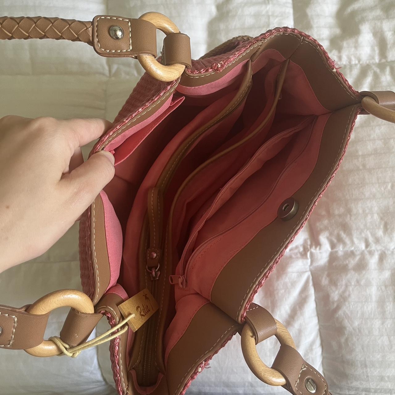 RELIC Hot Pink Woven Beach Tote 🌺 🌟So cute for... - Depop