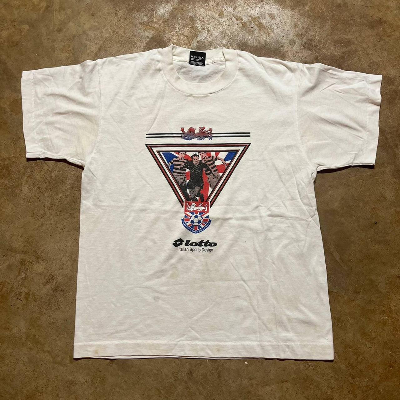 Lotto Men's White T-shirt | Depop