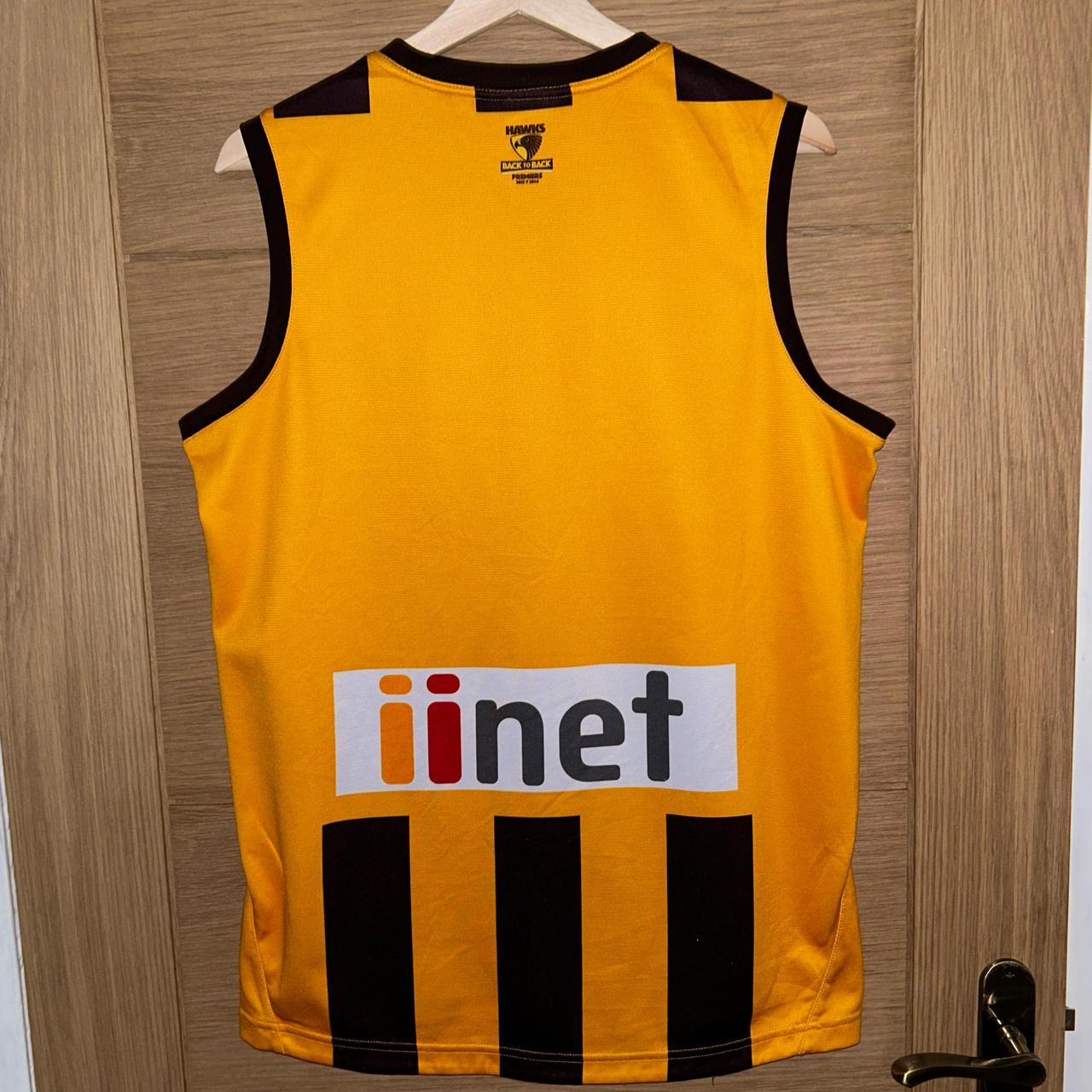 🔹 Adidas Hawthorn Football Club Hawks AFL On Field... - Depop