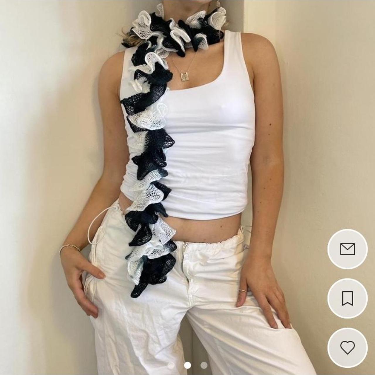 Y2K skinny scarf #y2k #scarf #skinnyscarf Original... - Depop