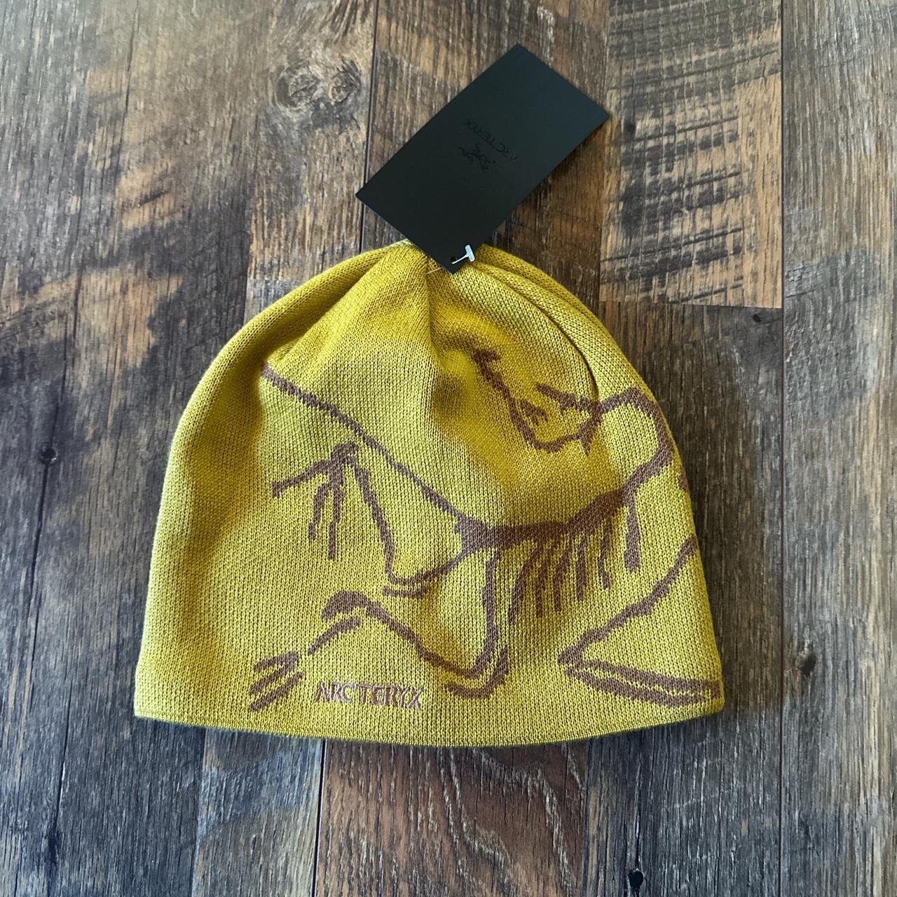 Arc’teryx bird head yellow toque hat Brand new and... - Depop