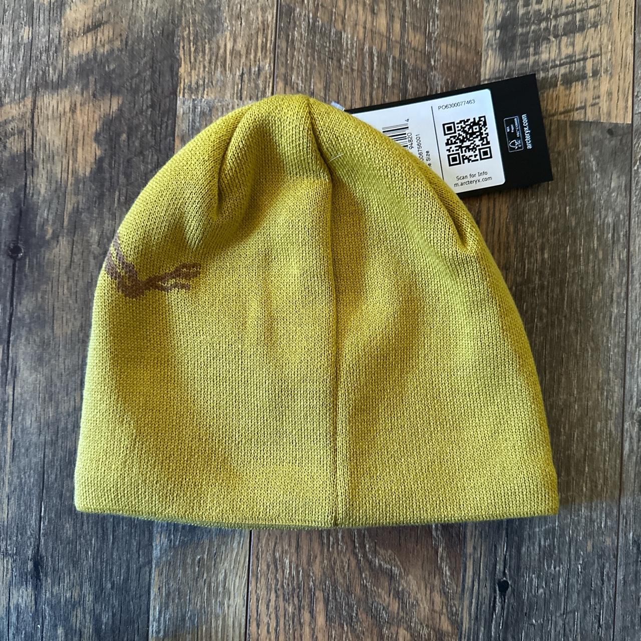 Arc’teryx bird head yellow toque hat Brand new and... - Depop