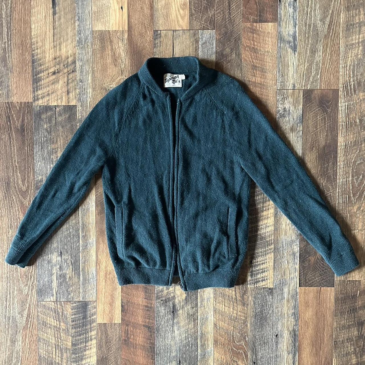 Topman wool men’s forest green jacket L This is like... | Depop