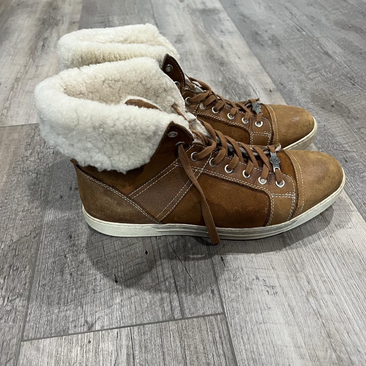 Gino B Winter Fur Boots, has fur on the inside as... - Depop