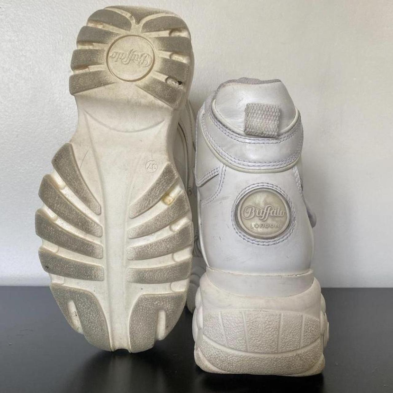 Buffalo London Classic Hightop Platform Sneakers in... - Depop